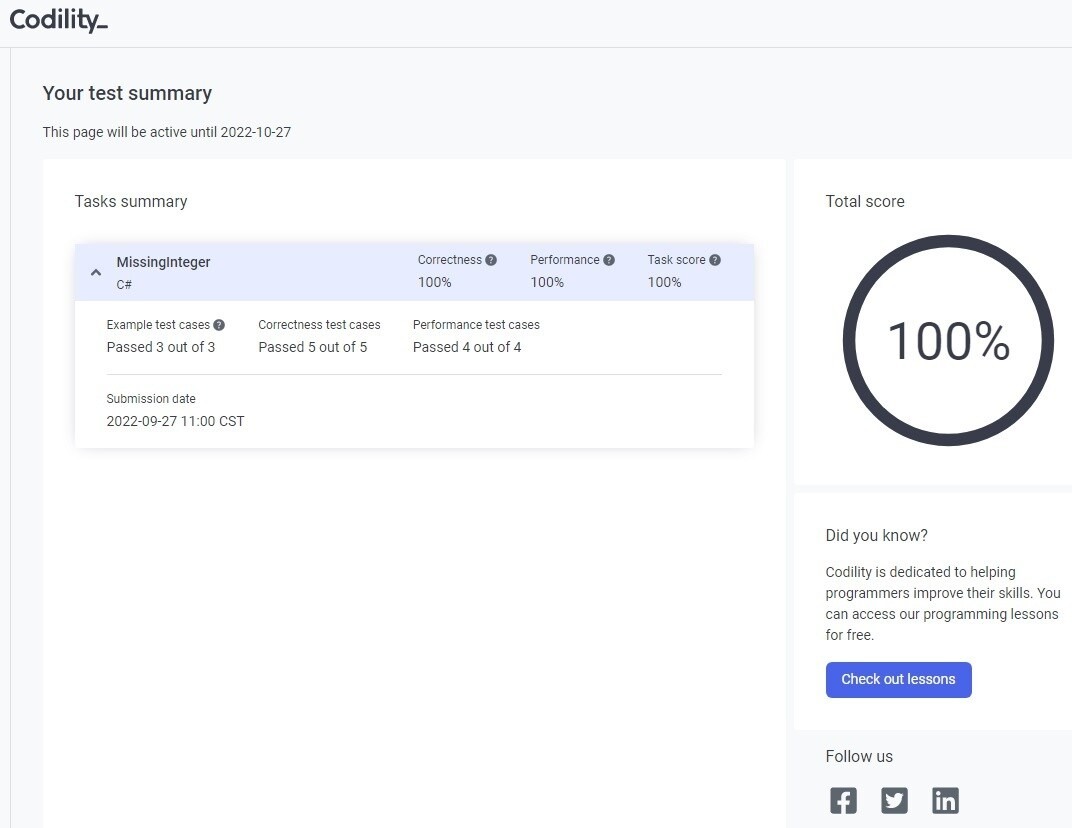 線上程式設計考試Codility測試題 - gnaysolution的創作 - 巴哈姆特
