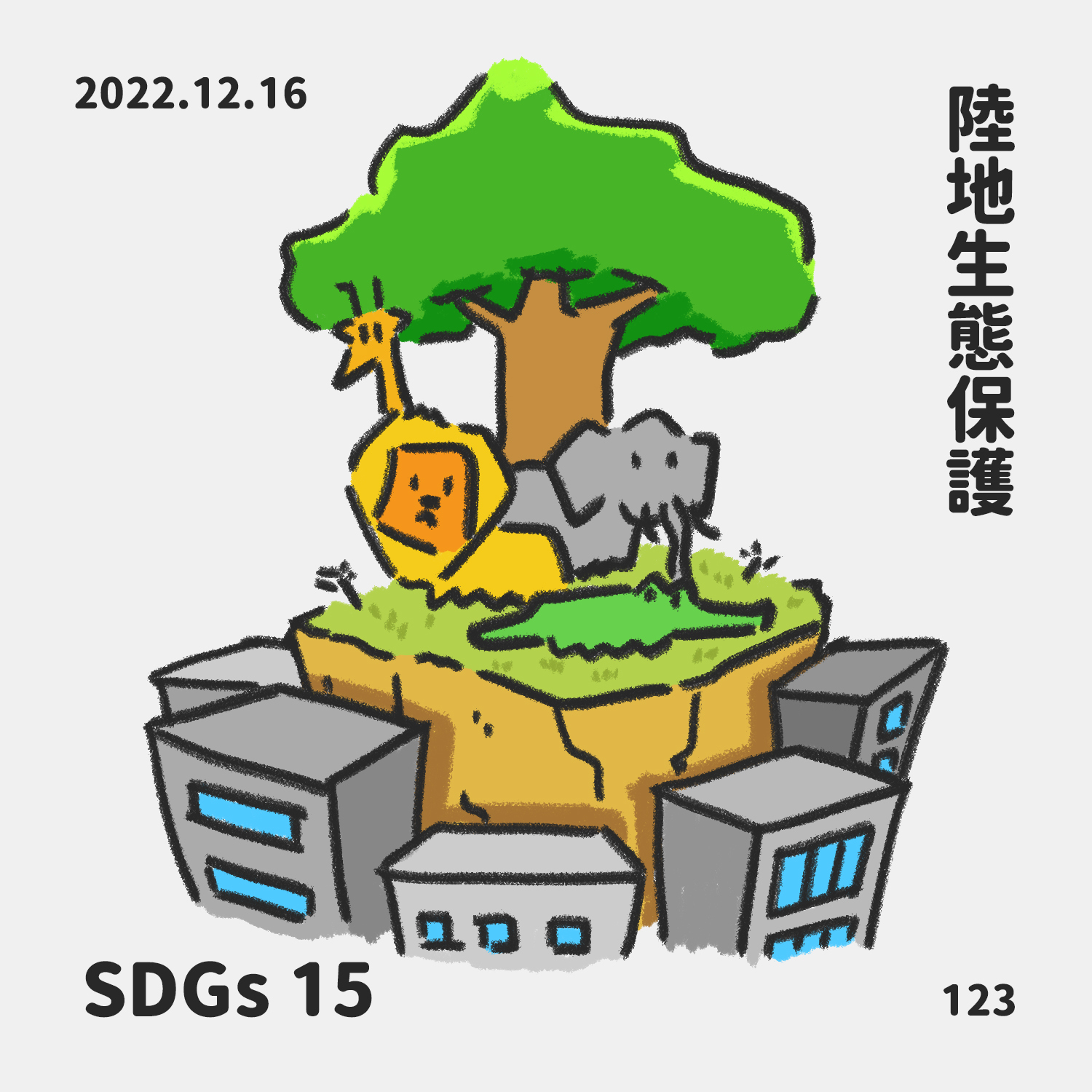 SDGs 15 - a59851999的創作 - 巴哈姆特
