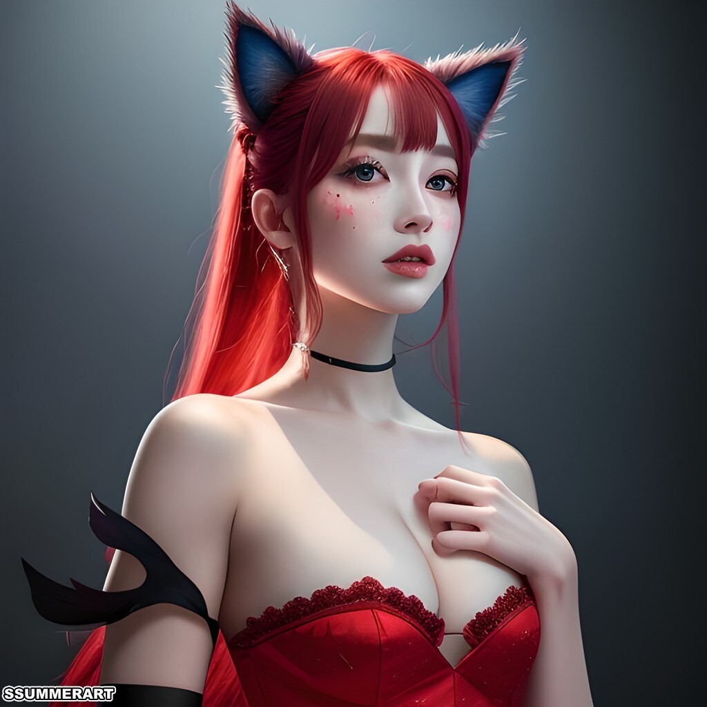 [AI圖庫] 各式美麗貓娘陪你度過一天! Fantasy Cat Lady 魔幻貓娘 - mariodxex的創作 - 巴哈姆特