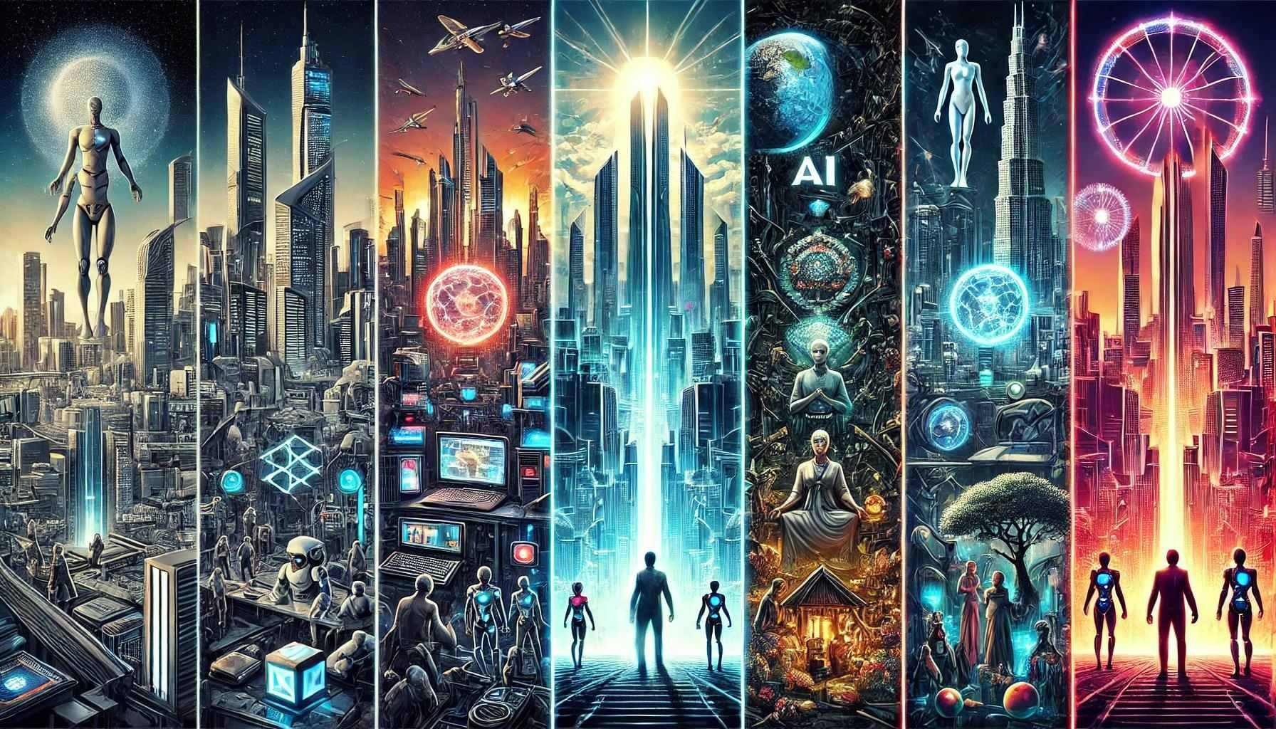 用AI設計以AI為主題的未來世界 - creamcoffee的創作 - 巴哈姆特