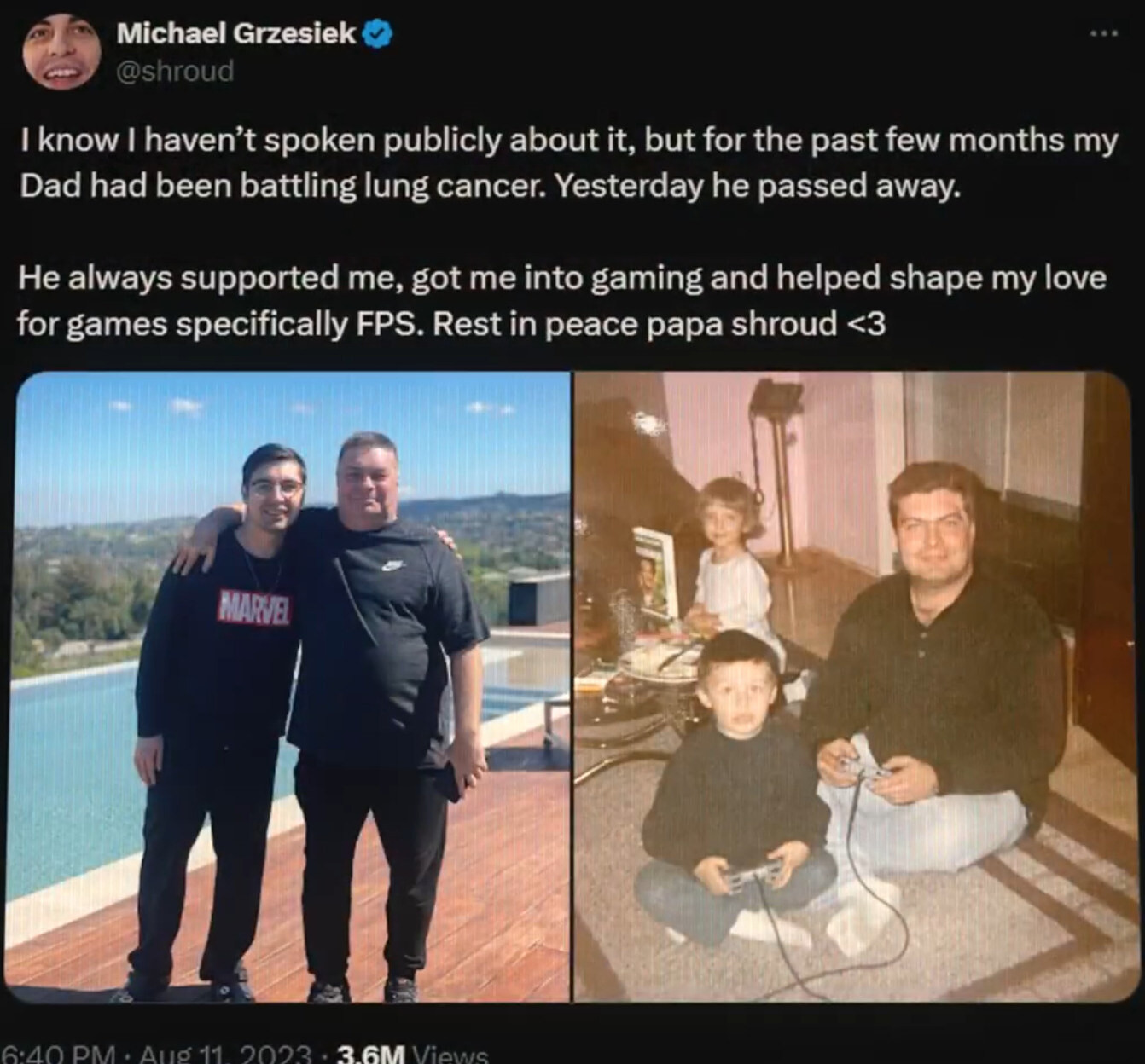 知名實況主Shroud舉辦「Fragathon」實況馬拉松，以紀念已故父親與募款 - love99067333的創作 - 巴哈姆特