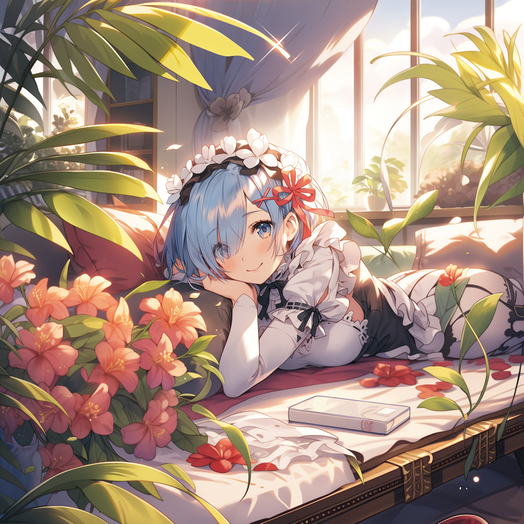 [AI] 雷姆X艾蜜莉亞 - niravaabhas的創作 - 巴哈姆特