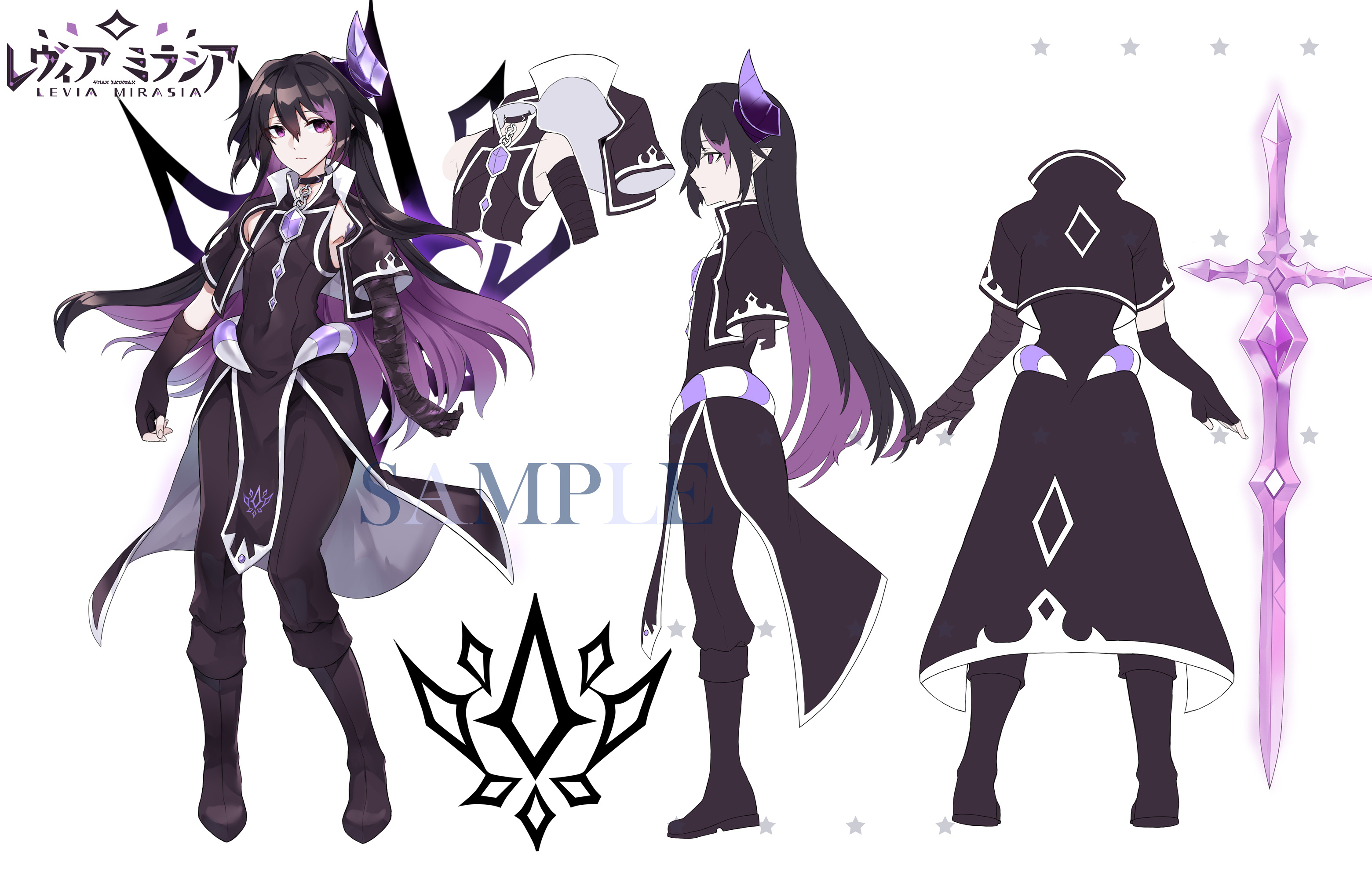 【二創委託】Vtuber - 萊維亞 三視圖解禁~! - zero0813的創作 - 巴哈姆特