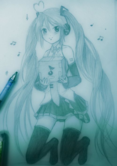 [初音繪]MIKU V3電腦主機=w= - MAXFT2的創作 - 巴哈姆特