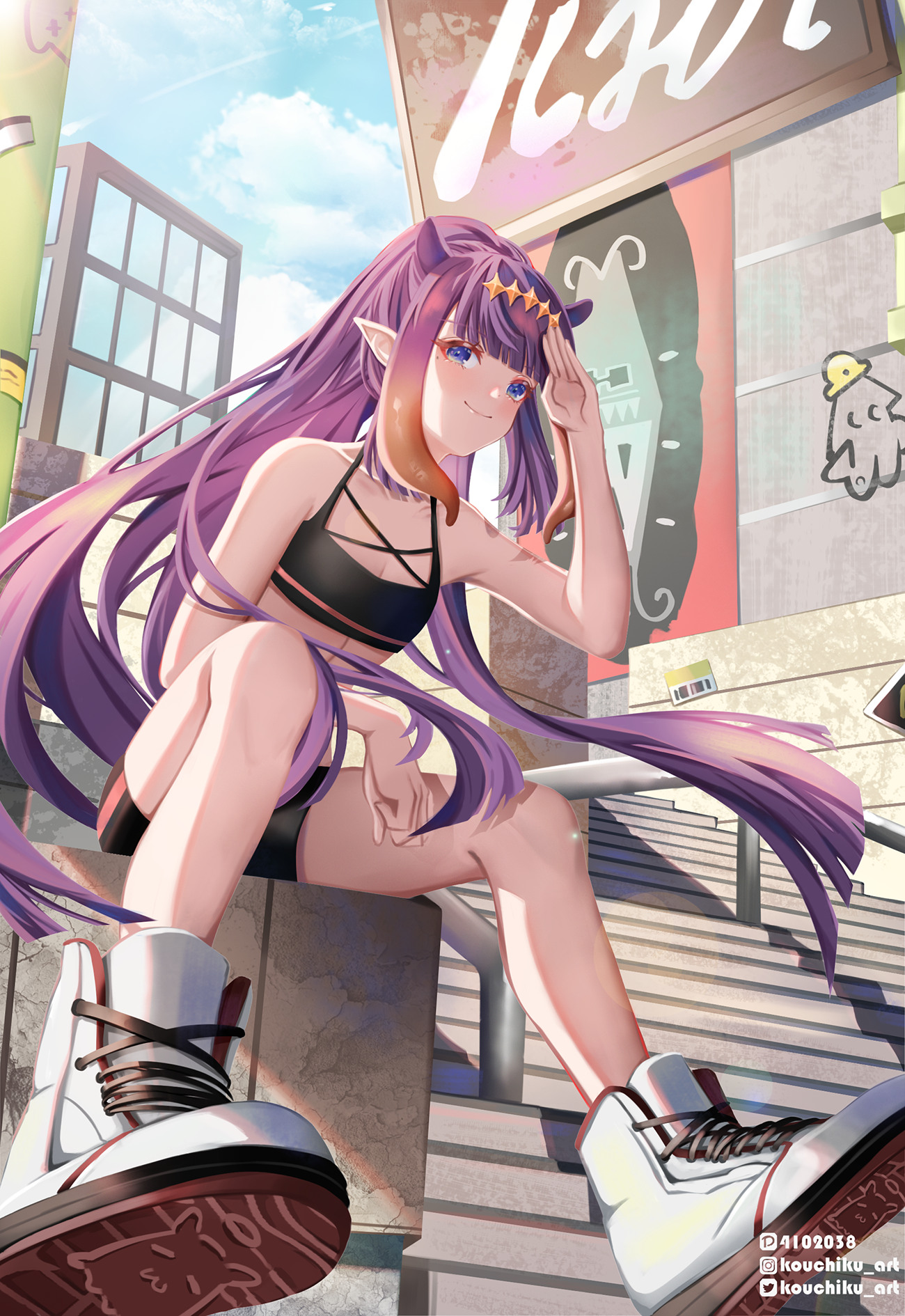 [達人專欄] ホロライブ/Ina in Splatoon！ - slower8304的創作 - 巴哈姆特