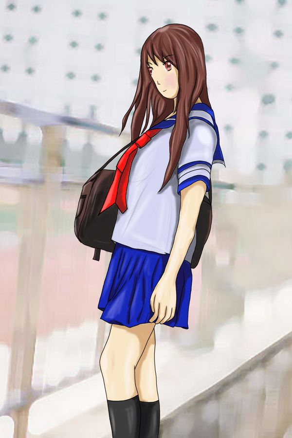 制服少女 - al565845的創作 - 巴哈姆特