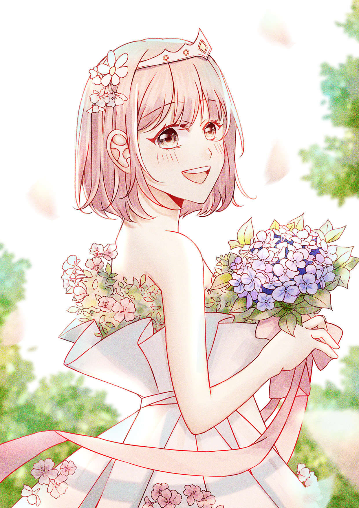 繪圖過程 ꒱澄澄個人婚紗 - hohsiang1119的創作 - 巴哈姆特