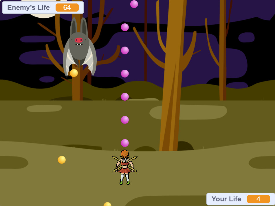 【CS50x作業】自製 Scratch 遊戲：Unfairy Shooting Game - pk740111的創作 - 巴哈姆特