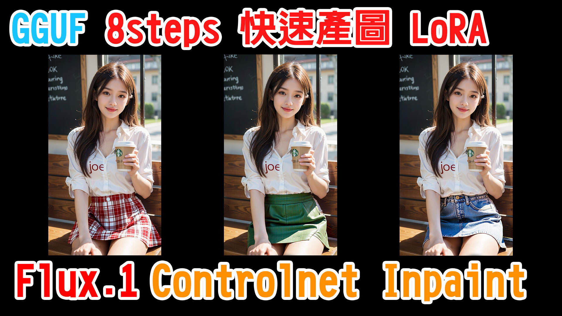 [AI tutorial]進階篇05 短時間將圖片修得很逼真 | Flux Controlnet inpaint 修圖及 8 steps 快速產圖 LoRA - joelo的創作 - 巴哈姆特