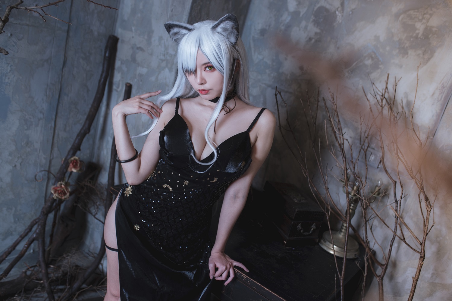 明日方舟 黑 禮服 cosplay(♡˙︶˙♡) - smp030的創作 - 巴哈姆特