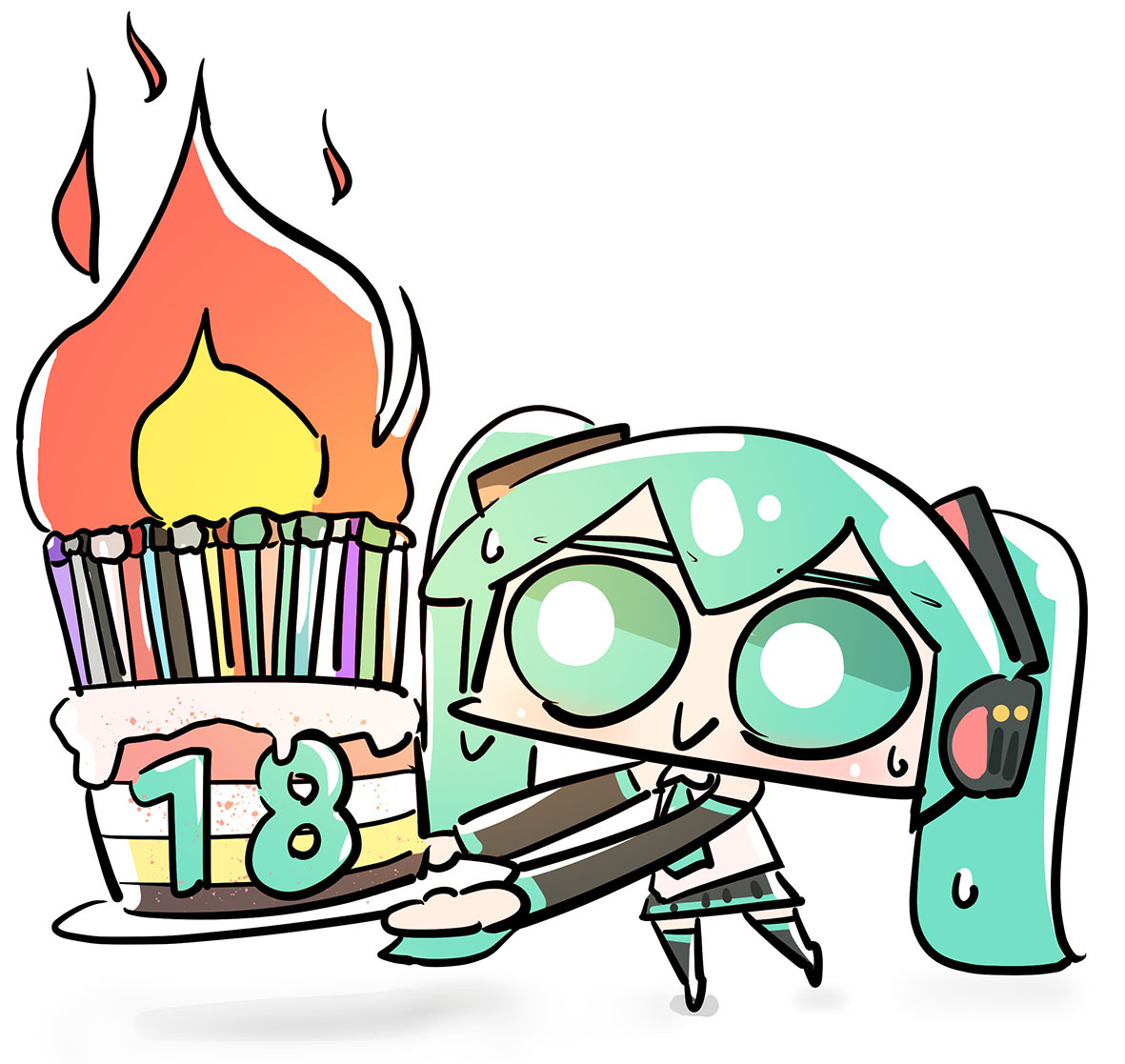 FIRE CAKE - bigbing的創作 - 巴哈姆特