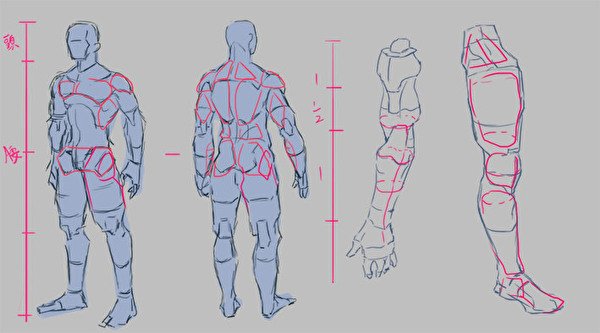 【Practice Painting】不能忘的骨架練習 - fatearia1995的創作 - 巴哈姆特