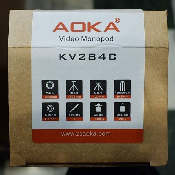 開箱： AOKA KV284C碳纖維單腳架 + 球型雲台 - frank74828的創作 - 巴哈姆特