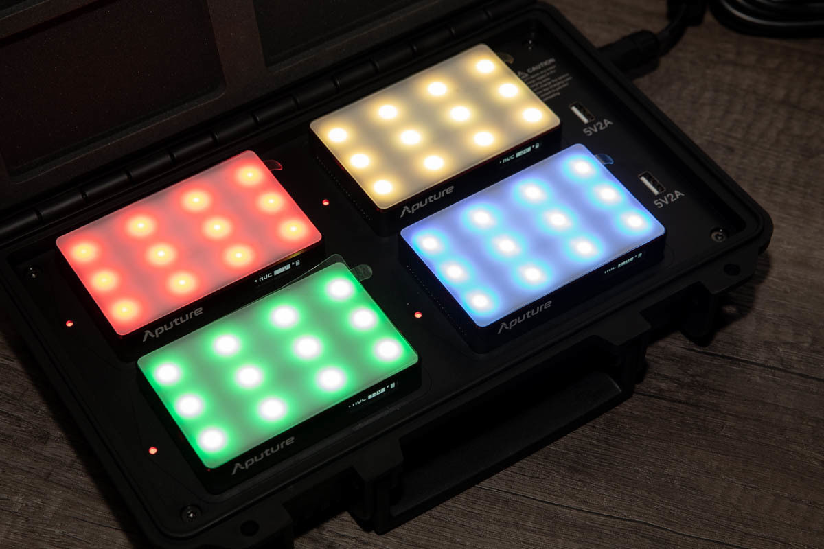 【簡單開箱】讓畫面增添色彩 Aputure MC 4-LIGHT TRAVEL KIT - willie183tw的創作 - 巴哈姆特