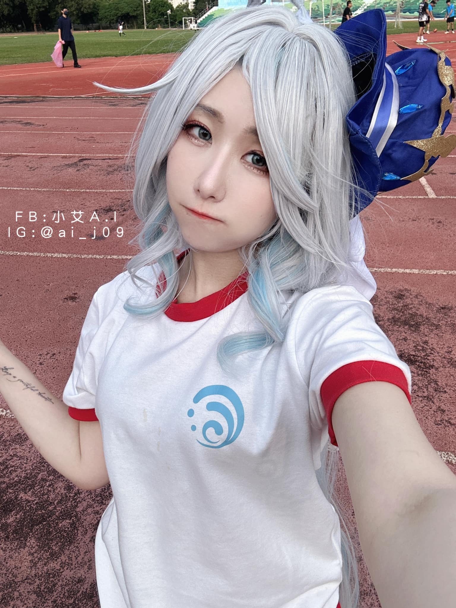 【Cos】原神 / 芙卡洛斯 自拍運動服Ver. - aij09的創作 - 巴哈姆特