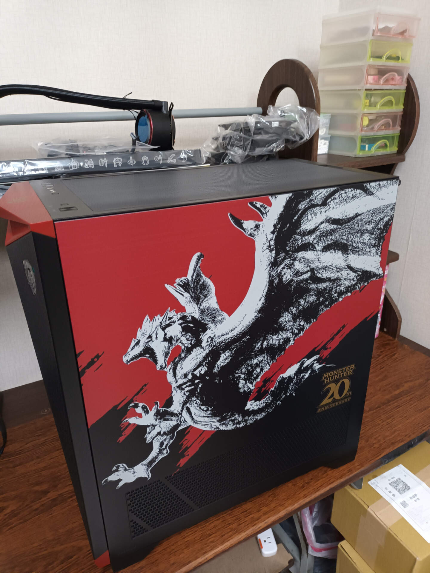 MSI X Monster Hunter 20周年 聯名周邊主機組裝體驗 - s950246的創作 - 巴哈姆特