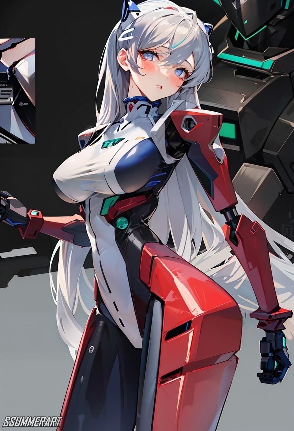 AI繪) 新片上映 ! 機甲少女 - mariodxex的創作 - 巴哈姆特