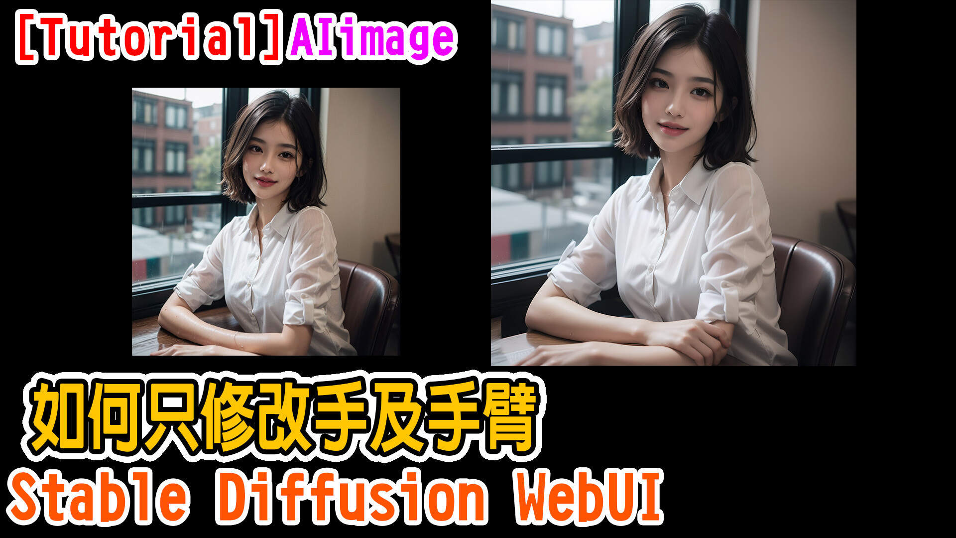 [AI tutorial] 如何只修改手與手指頭，不要動到其他地方。 - joelo的創作 - 巴哈姆特