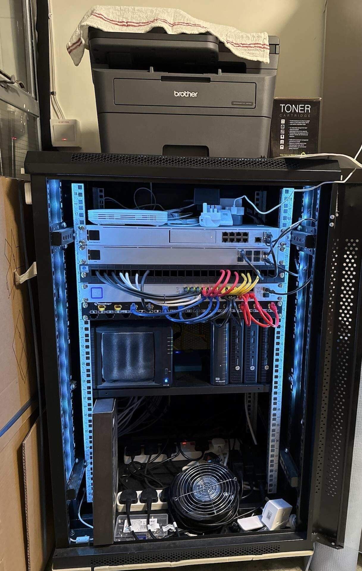 【閒聊】新環境。新機櫃(My new Home Server Rack) - mars7788的創作 - 巴哈姆特