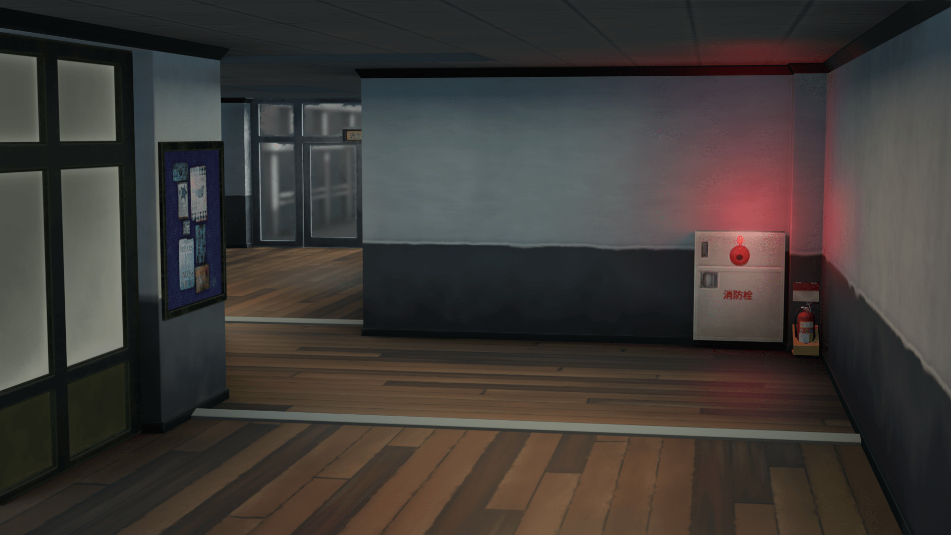 [3D場景] Persona 5走廊 - ghj879258的創作 - 巴哈姆特