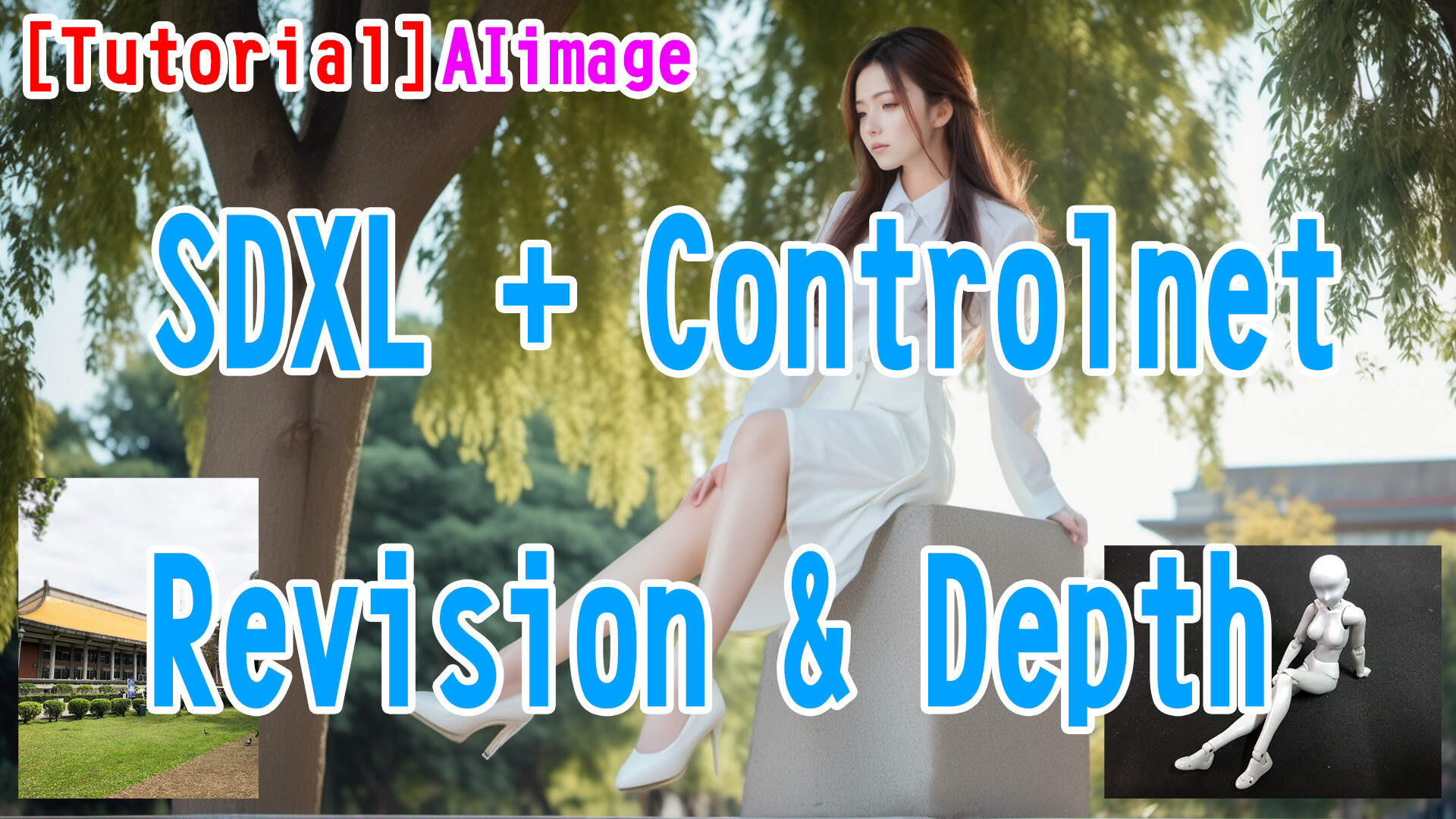 [AI tutorial] 酷! SDXL + Controlnet Revision & Depth - joelo的創作 - 巴哈姆特