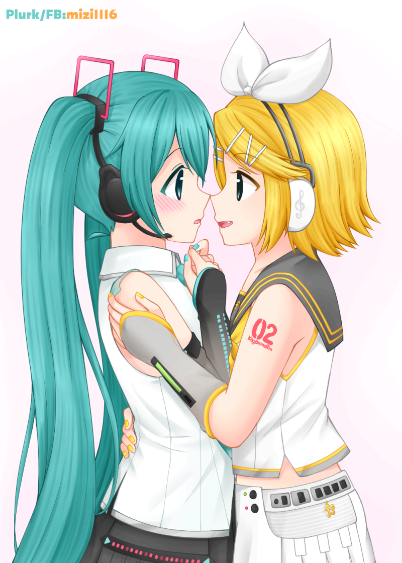 Vocaloid Rin X Miku - mizi1116的創作 - 巴哈姆特