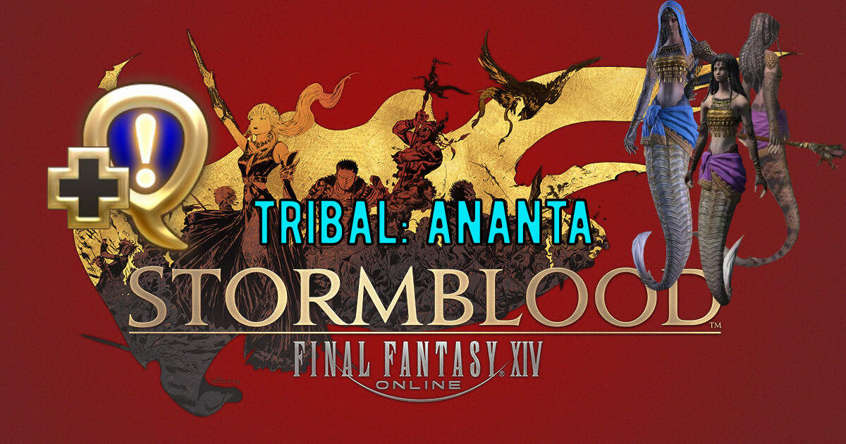 FFXIV_SB_Tribal Ananta Main Quests / 友好部族クエスト：コウジン族 (紅蓮) (有中文解說) - euguine的創作 - 巴哈姆特