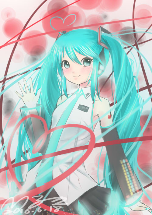 MIKU女神V3造型再繪w - MAXFT2的創作 - 巴哈姆特