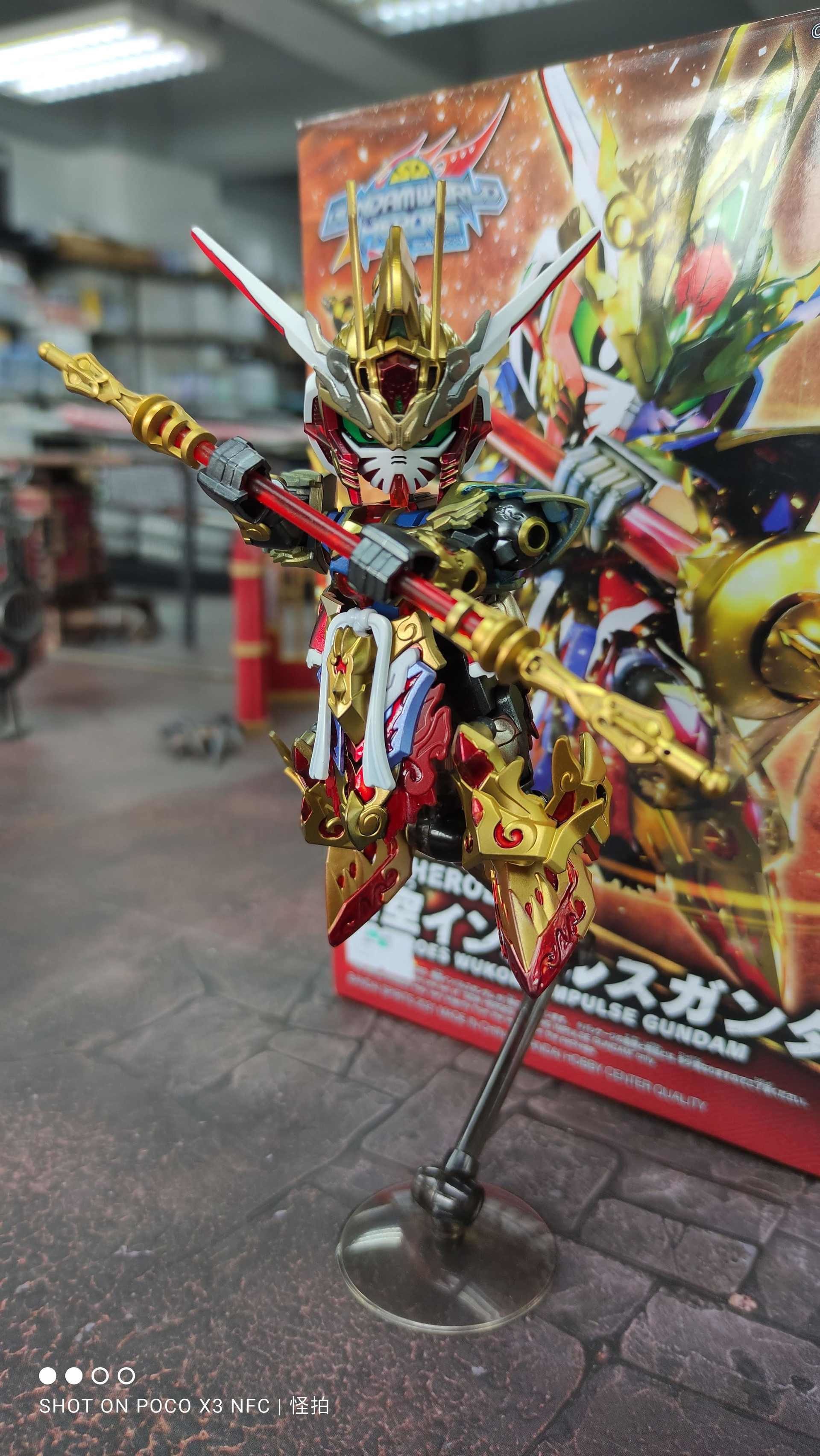 【作品分享】SDW HEROES 悟空インパルスガンダム[小改色,全件噴塗] - kamemonster的創作 - 巴哈姆特