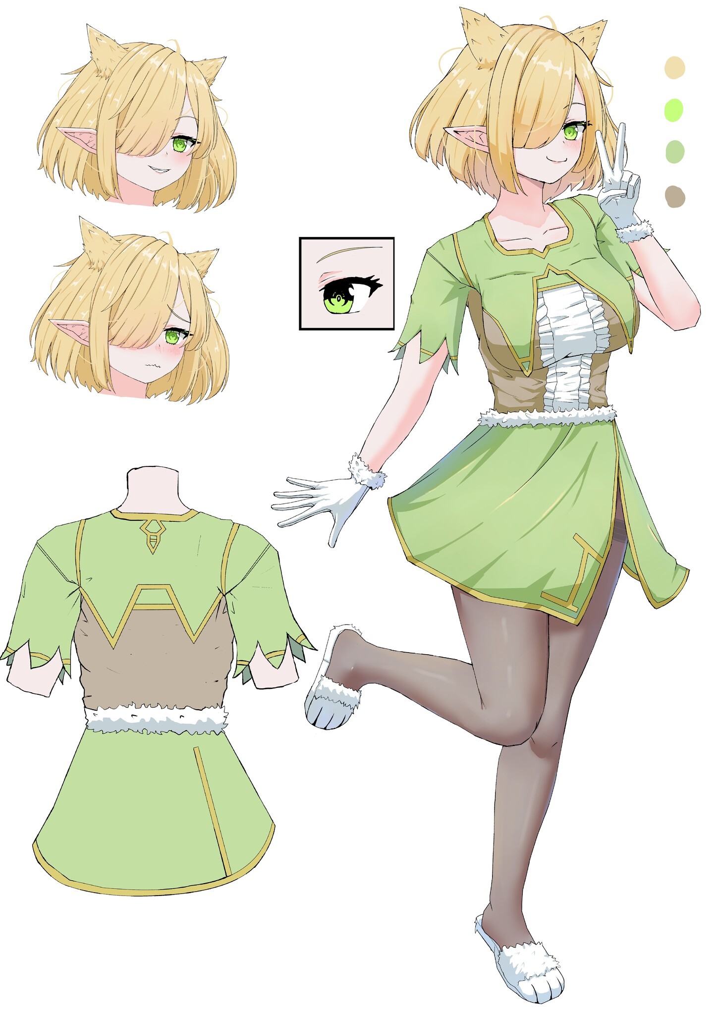 活潑的精靈貓貓(人設) - black0975的創作 - 巴哈姆特