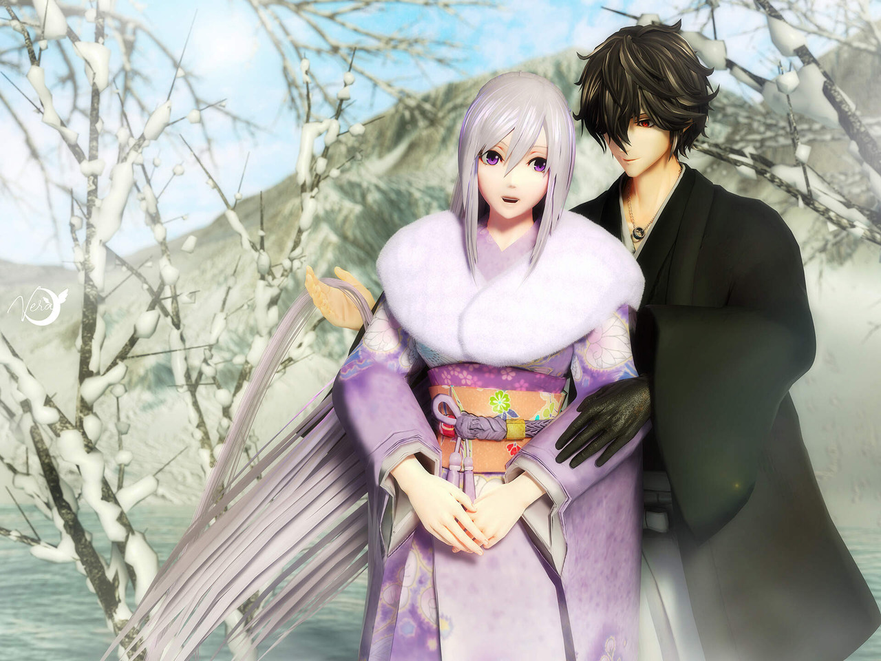 【CODE VEIN】噬血代碼3D渲染插圖：美麗的雪景 - ternoes的創作 - 巴哈姆特