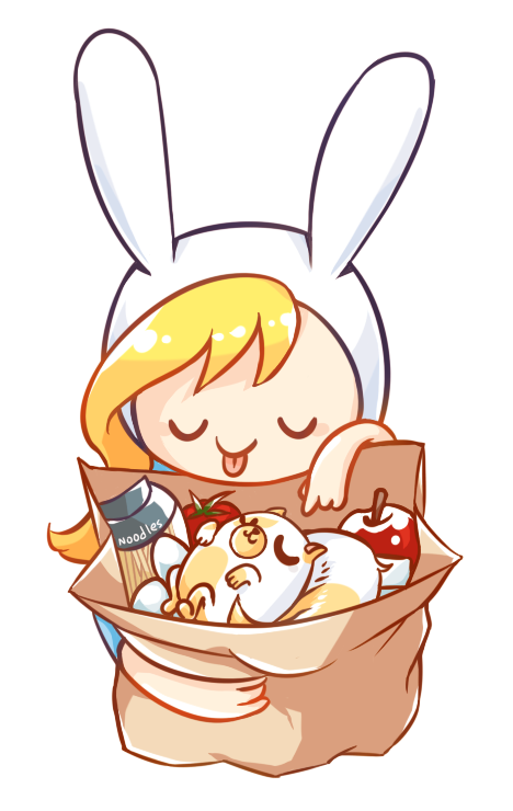 【繪圖】Adventure Time - Cake sauce pasta （附火費塗鴉） - F22037488520的創作 - 巴哈姆特