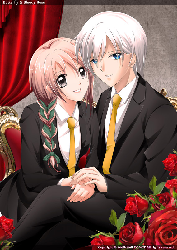 【台灣獨立製作AVG遊戲】《蝶血薔薇》繪圖 - comet221的創作 - 巴哈姆特