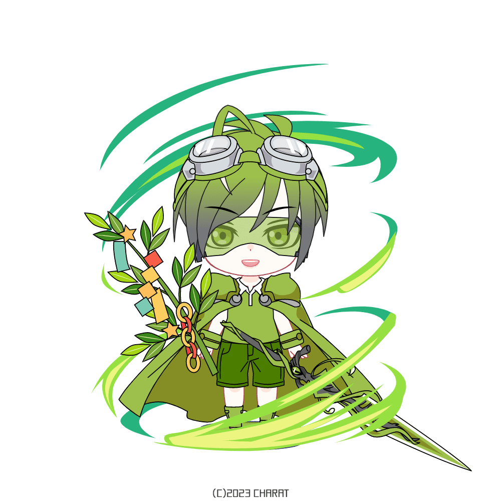 葉綠的格林行者-綠夜 - arhero99的創作 - 巴哈姆特