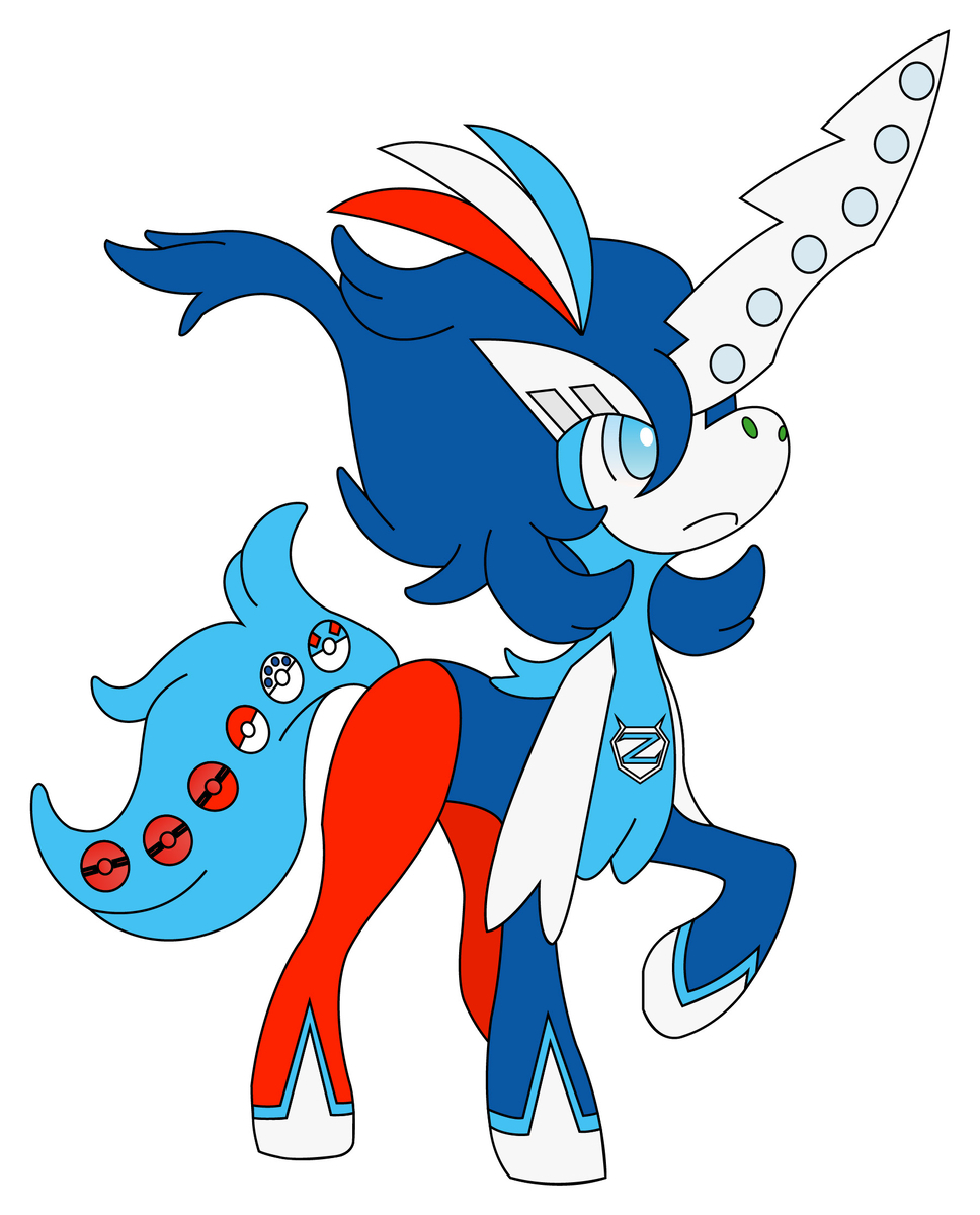 寶可力霸王Z-阿爾法利刃 - s20116147的創作 - 巴哈姆特