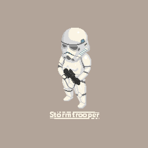 PIXELART-Stormtrooper - a250247的創作 - 巴哈姆特