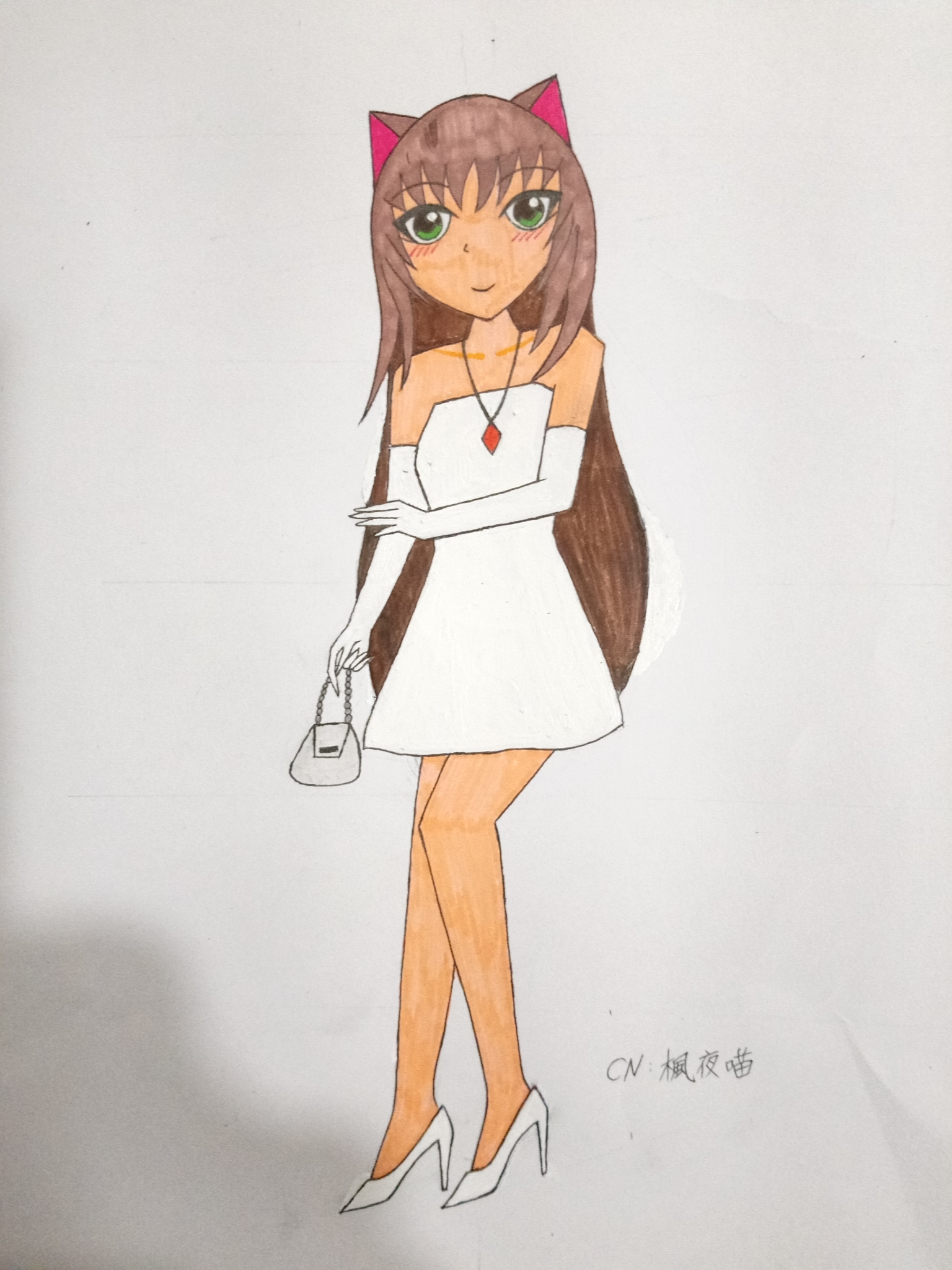 【貓娘繪】001-板娘 楓夜喵 - owy840205的創作 - 巴哈姆特