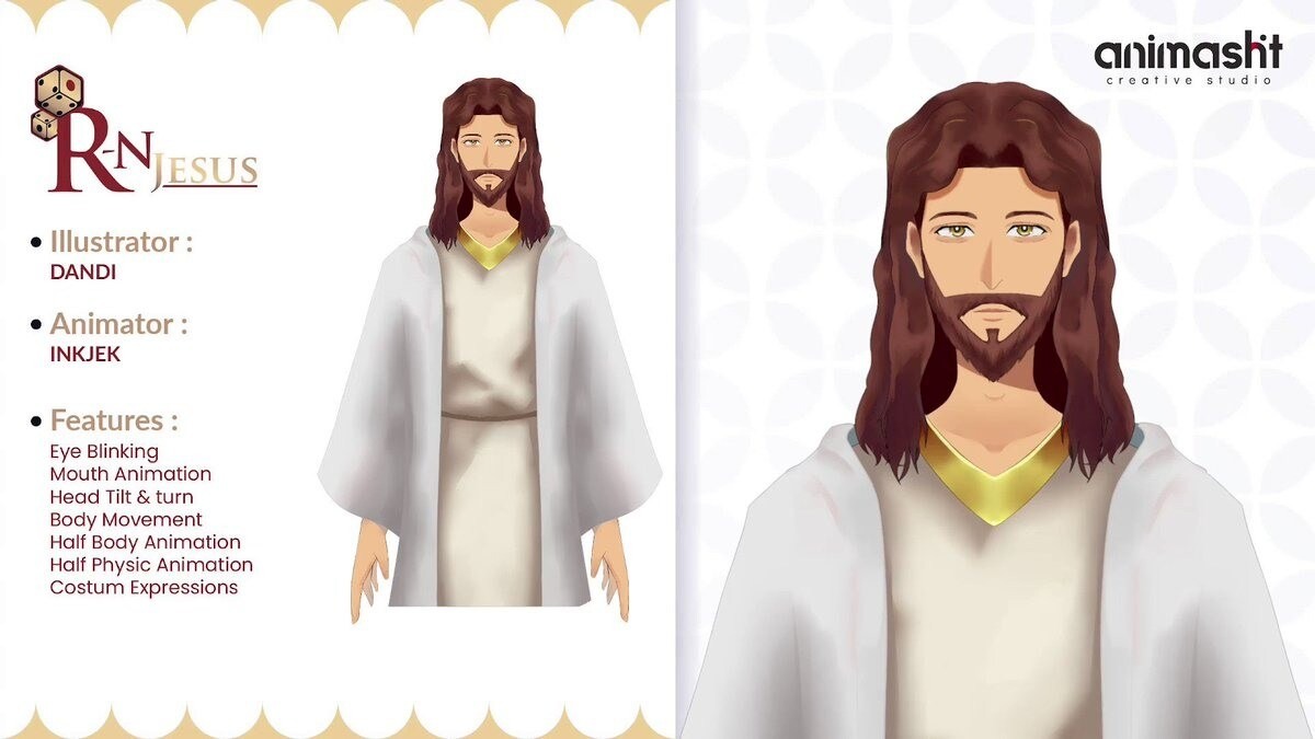 【外國 Vtuber 簡介】Jesus Christ - qwert535286的創作 - 巴哈姆特