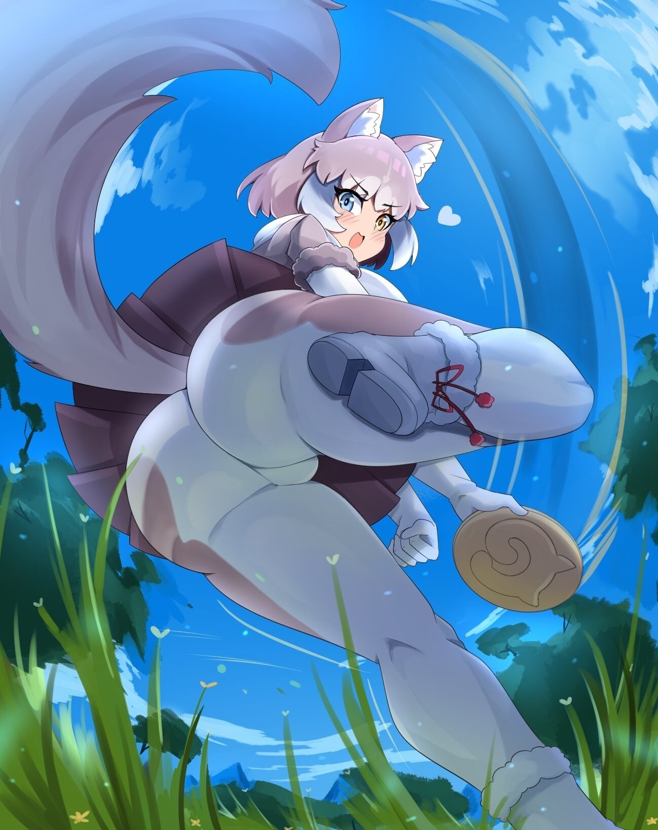 動物朋友3——小笨狗接飛盤 - wataruse的創作 - 巴哈姆特