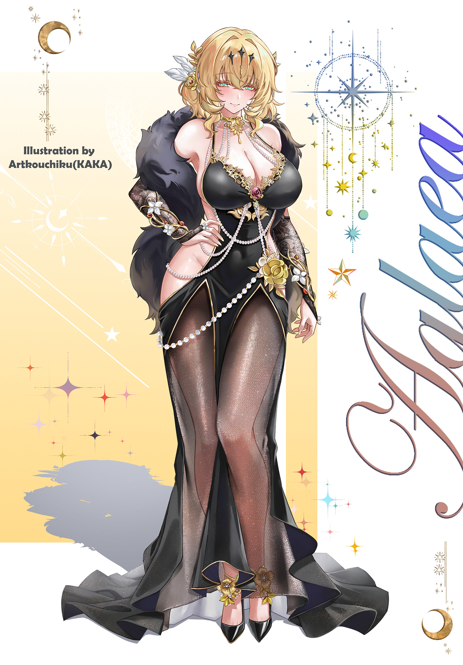 [達人專欄] 【FF45】新刊圖透-禮服阿格萊雅 - slower8304的創作 - 巴哈姆特