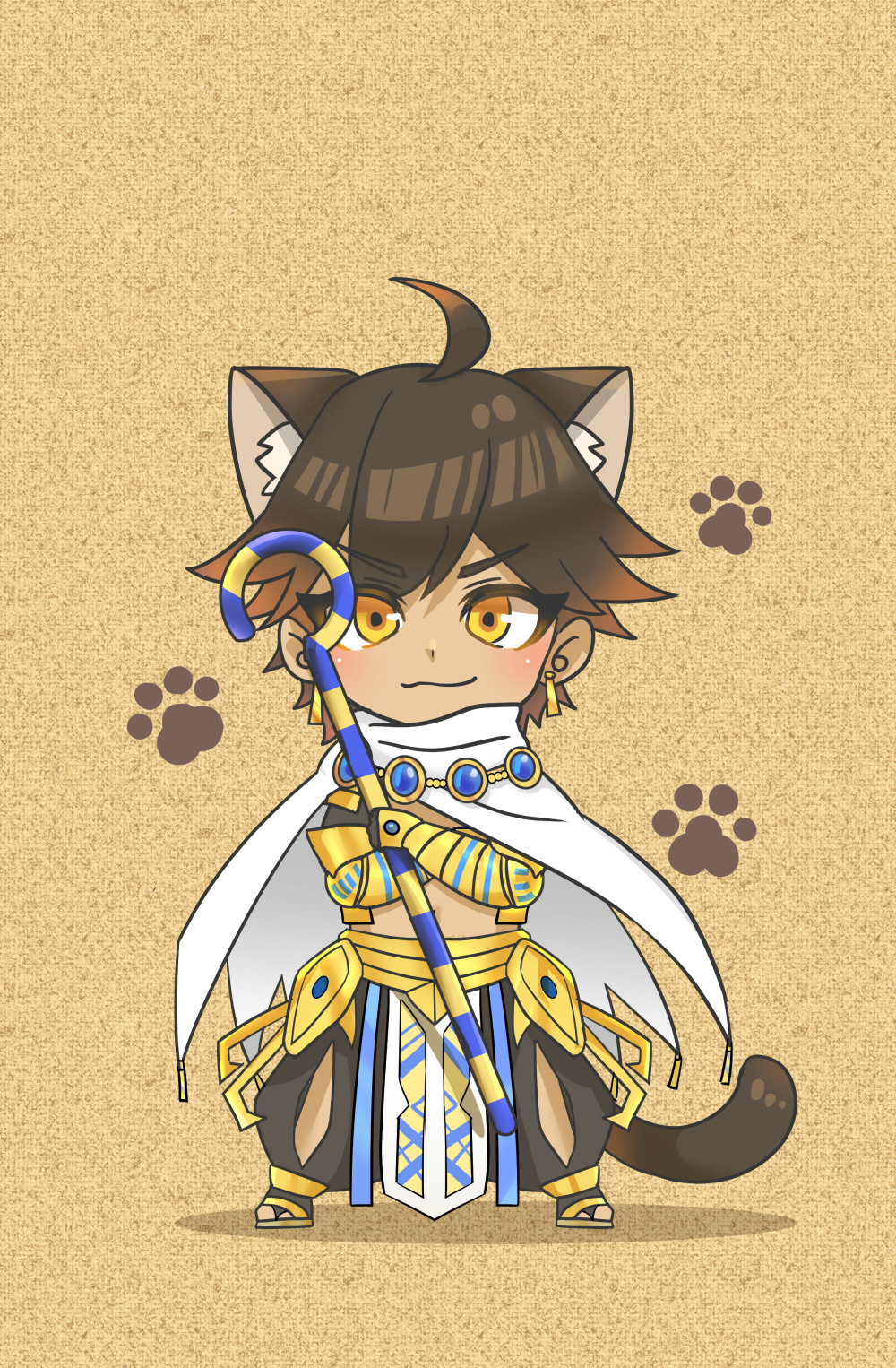 [達人專欄] 【FGO】奧茲曼迪亞斯-貓咪拉二 - naconeko的創作 - 巴哈姆特