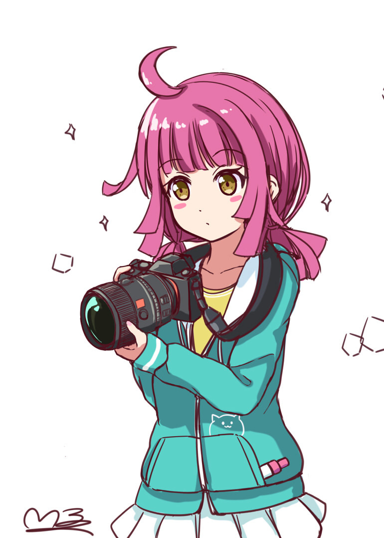 塗鴉繪-璃奈攝影中w - maxft2的創作 - 巴哈姆特