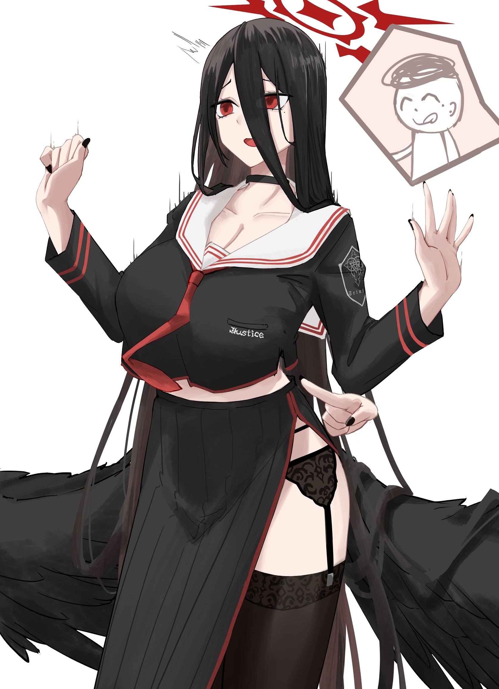 【繪圖】DAY48-羽川ハスミ - kkip5959的創作 - 巴哈姆特