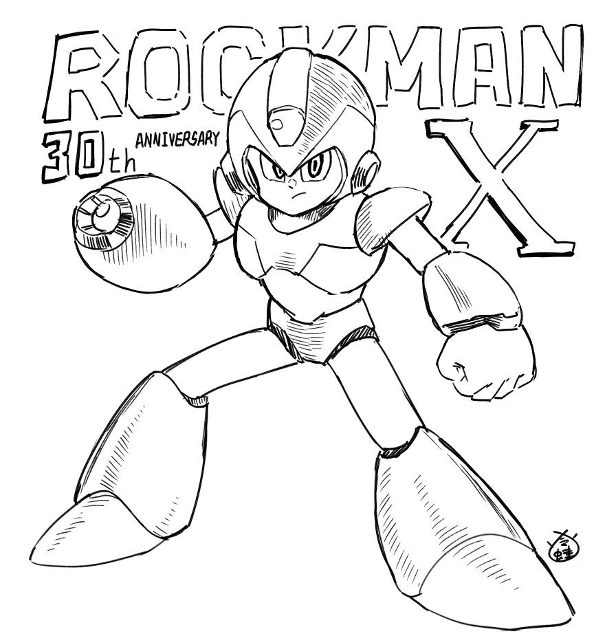 洛克人X三十周年 - lcomicer的創作 - 巴哈姆特