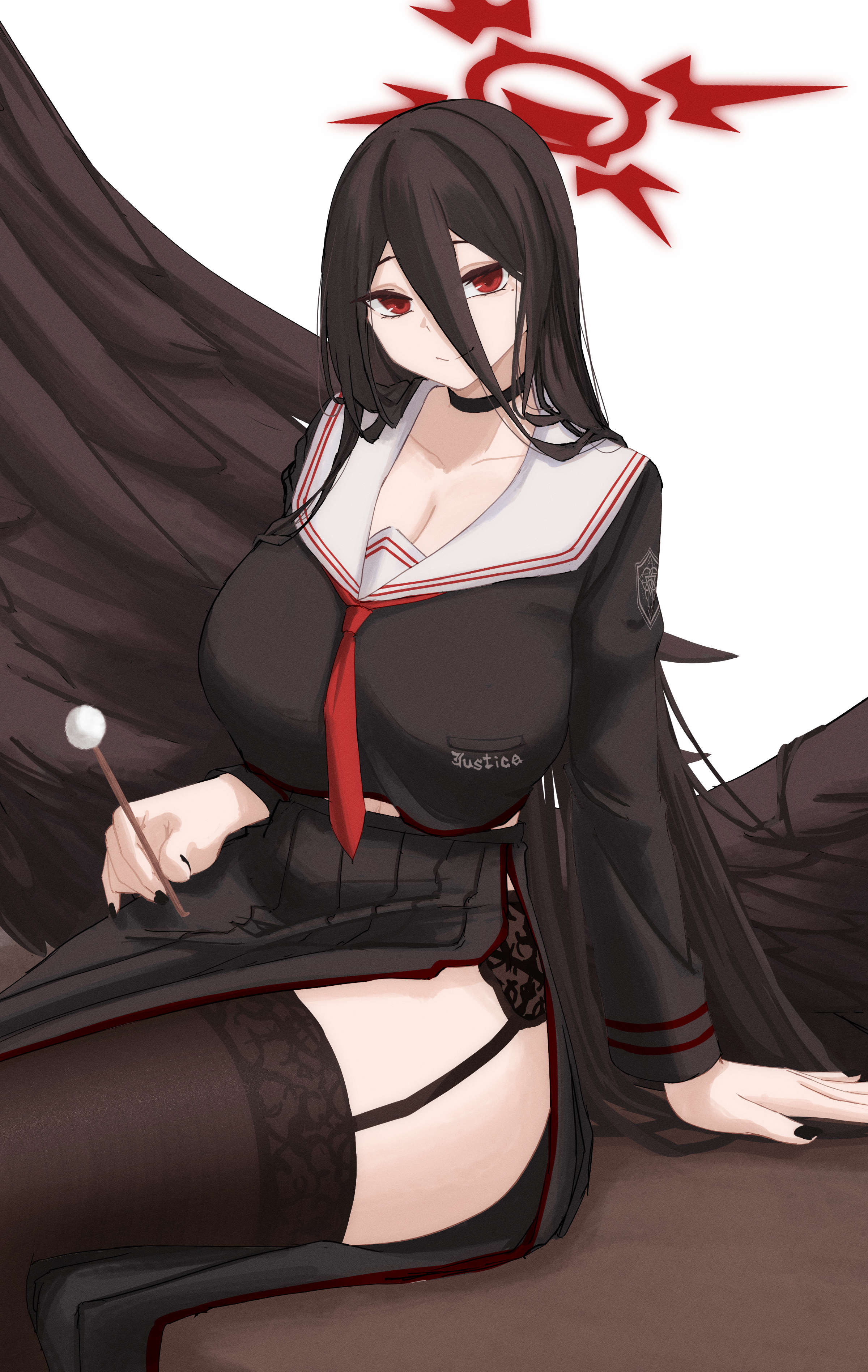 【繪圖】DAY74-「要來清理耳朵嗎?老師。」 - kkip5959的創作 - 巴哈姆特