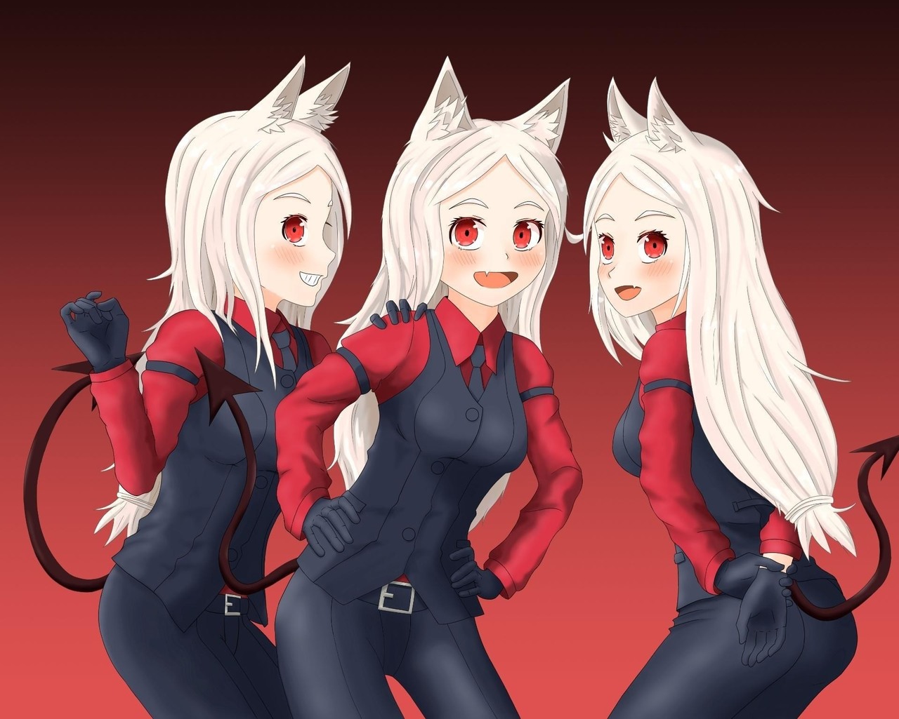 Helltaker-Cerberus - sidney87812的創作 - 巴哈姆特