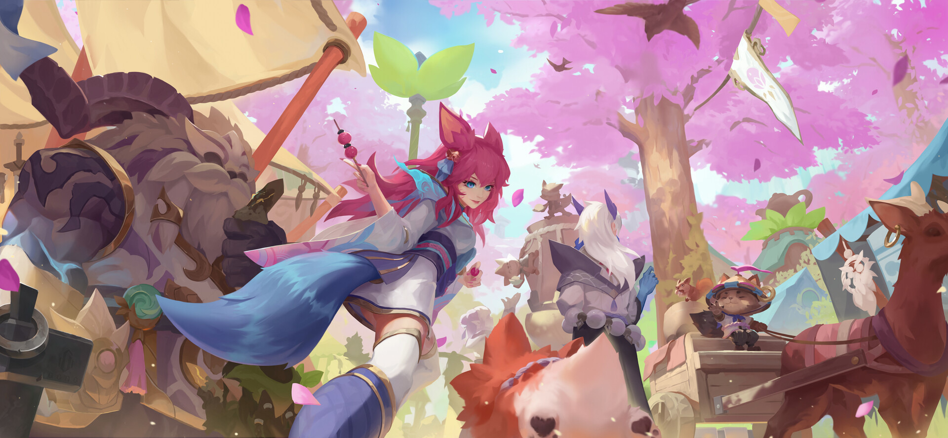 [達人專欄] Ahri - Spirit Blossom Life - abc124356的創作 - 巴哈姆特