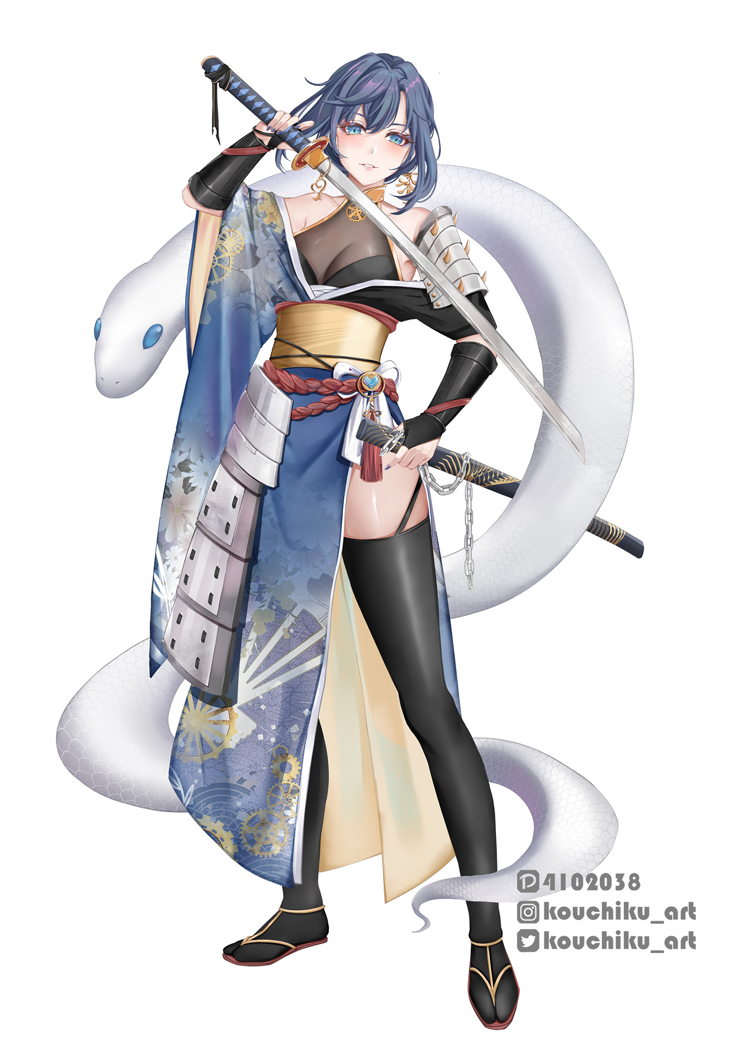 [達人專欄] 【FF41】本子圖透8/靈蛇居合武士Kronii - slower8304的創作 - 巴哈姆特