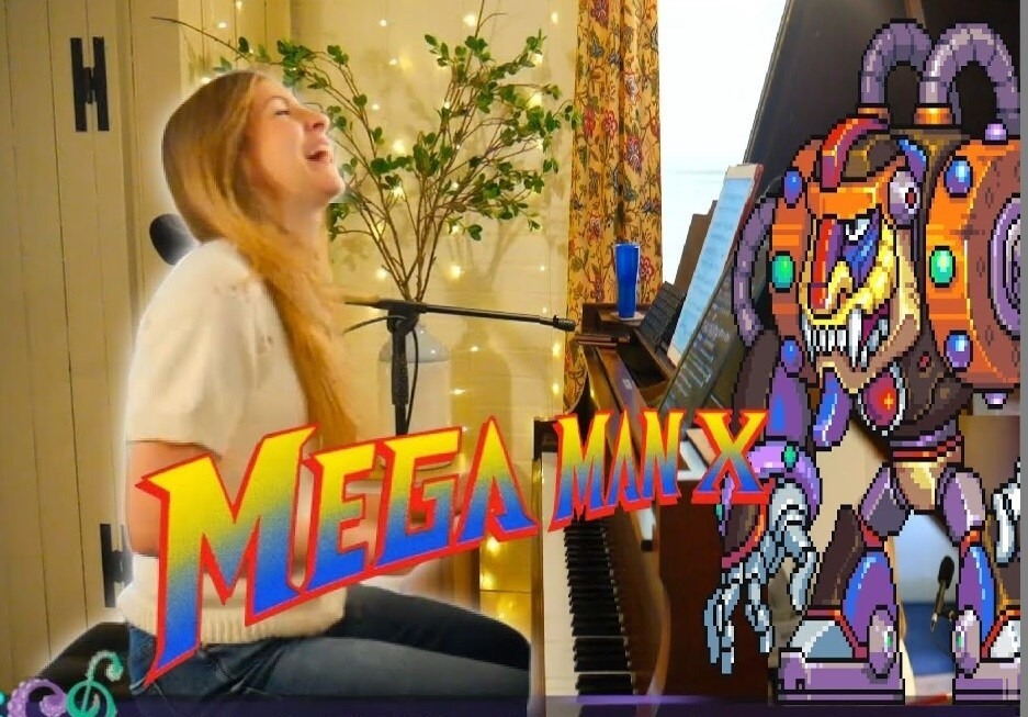 [Kara Comparetto] First time playing Spark Mandrill from Mega Man X on ...