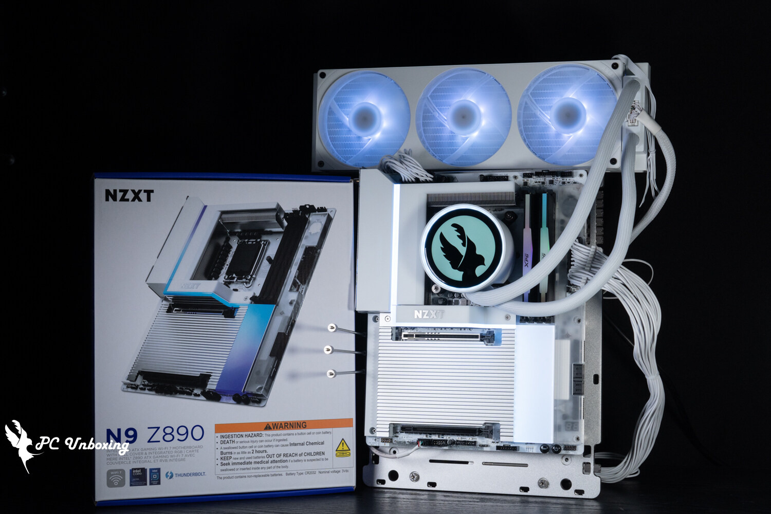 全白美學 NZXT N9 Z890 主機板開箱評測 - blactop777的創作 - 巴哈姆特